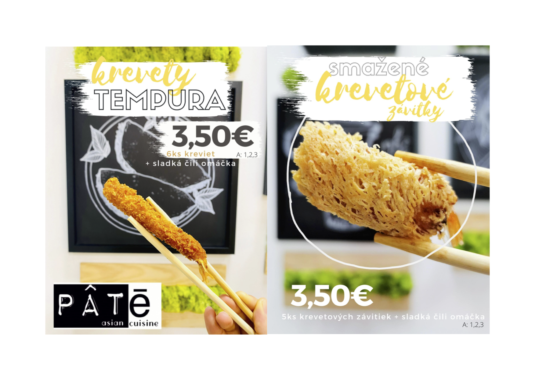 Denné menu - Pate Asian Cuisine